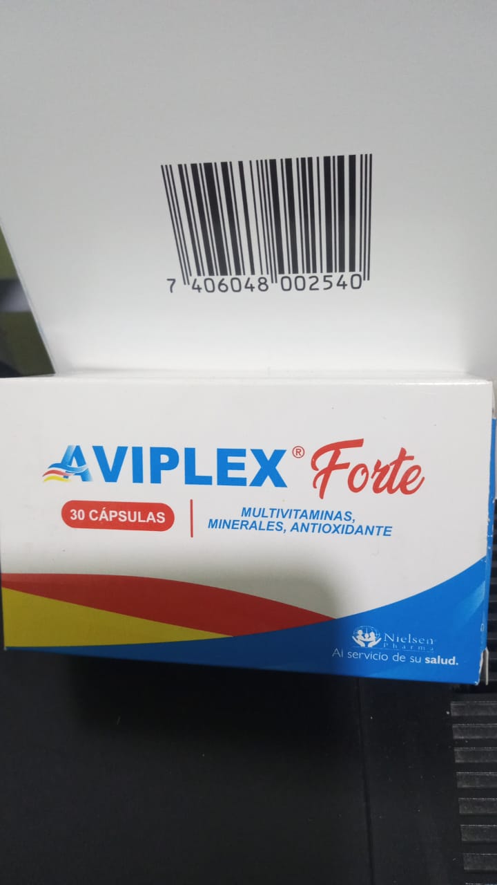 AVIPLEX FORTE (multivitaminas, minerales, antioxidante) *30 Capsulas ...
